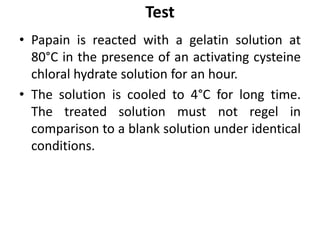 PAPAIN - An digestive enzymes | PPTX