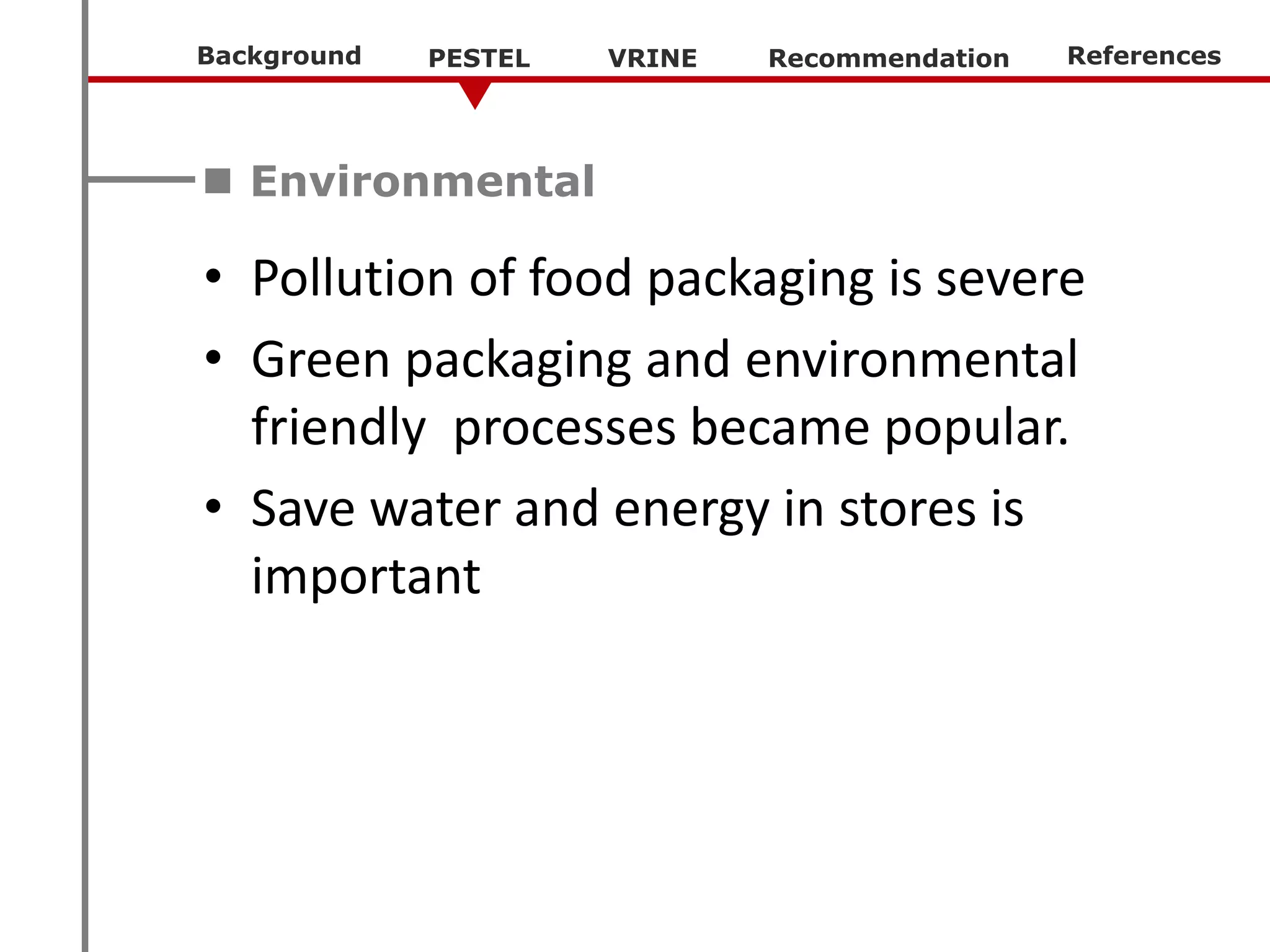 PESTEL and VRINE Analysis for Papa John's | PPTX