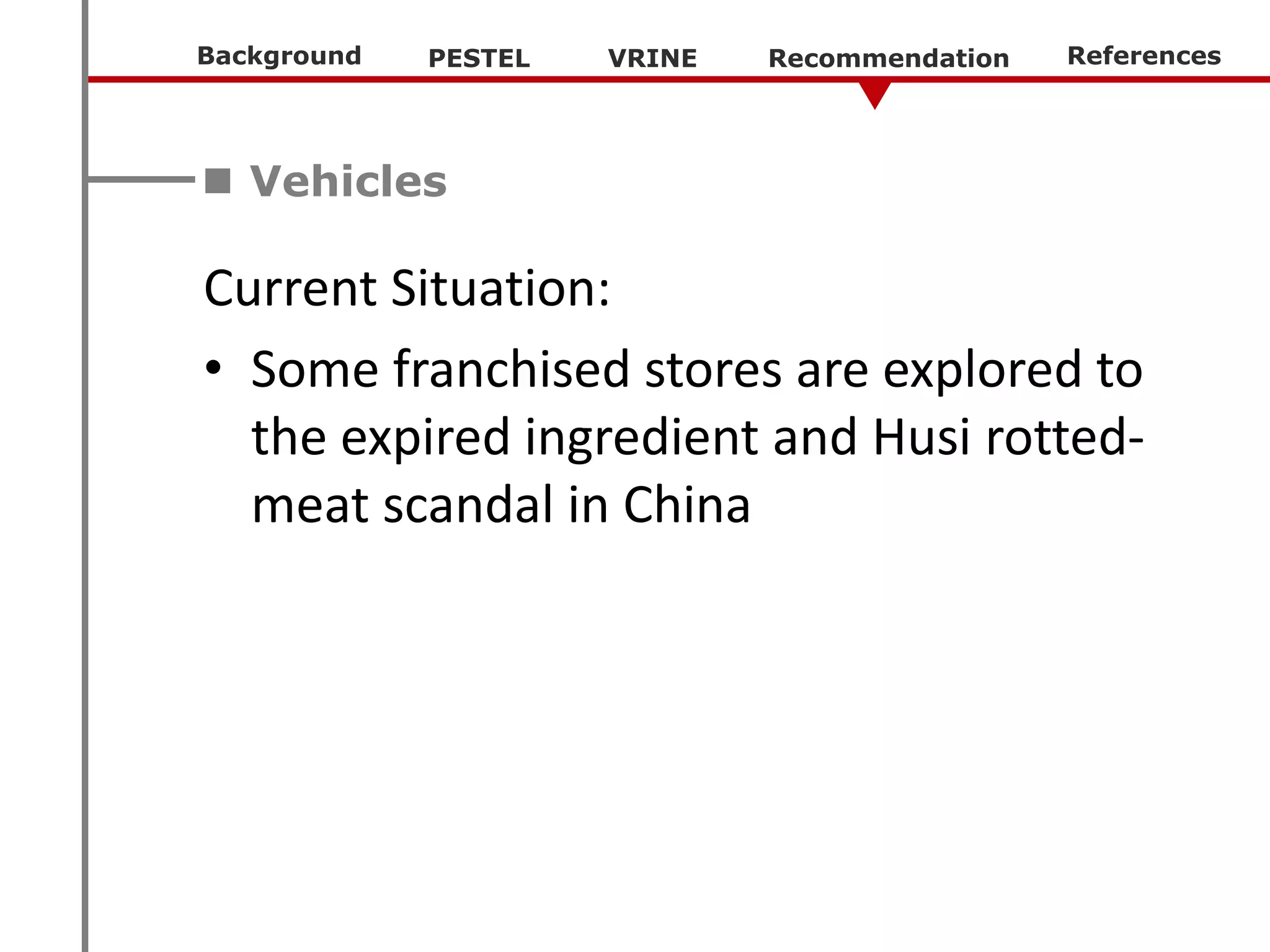 PESTEL and VRINE Analysis for Papa John's | PPTX