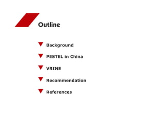 PESTEL and VRINE Analysis for Papa John's | PPTX