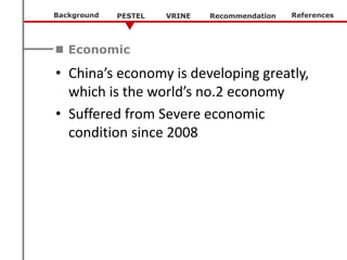 PESTEL and VRINE Analysis for Papa John's | PPTX