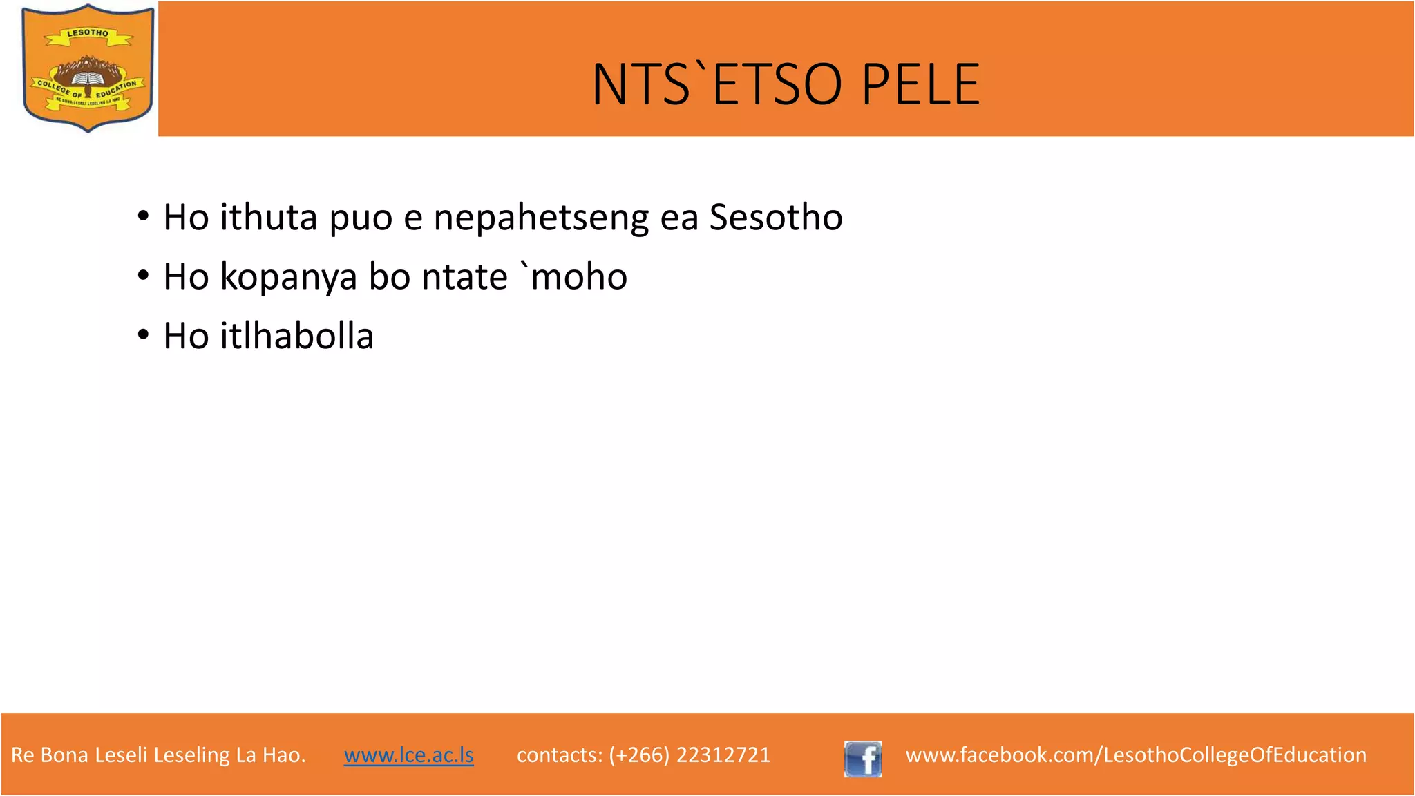 Papali tsa basotho [morabaraba]3 | PPTX