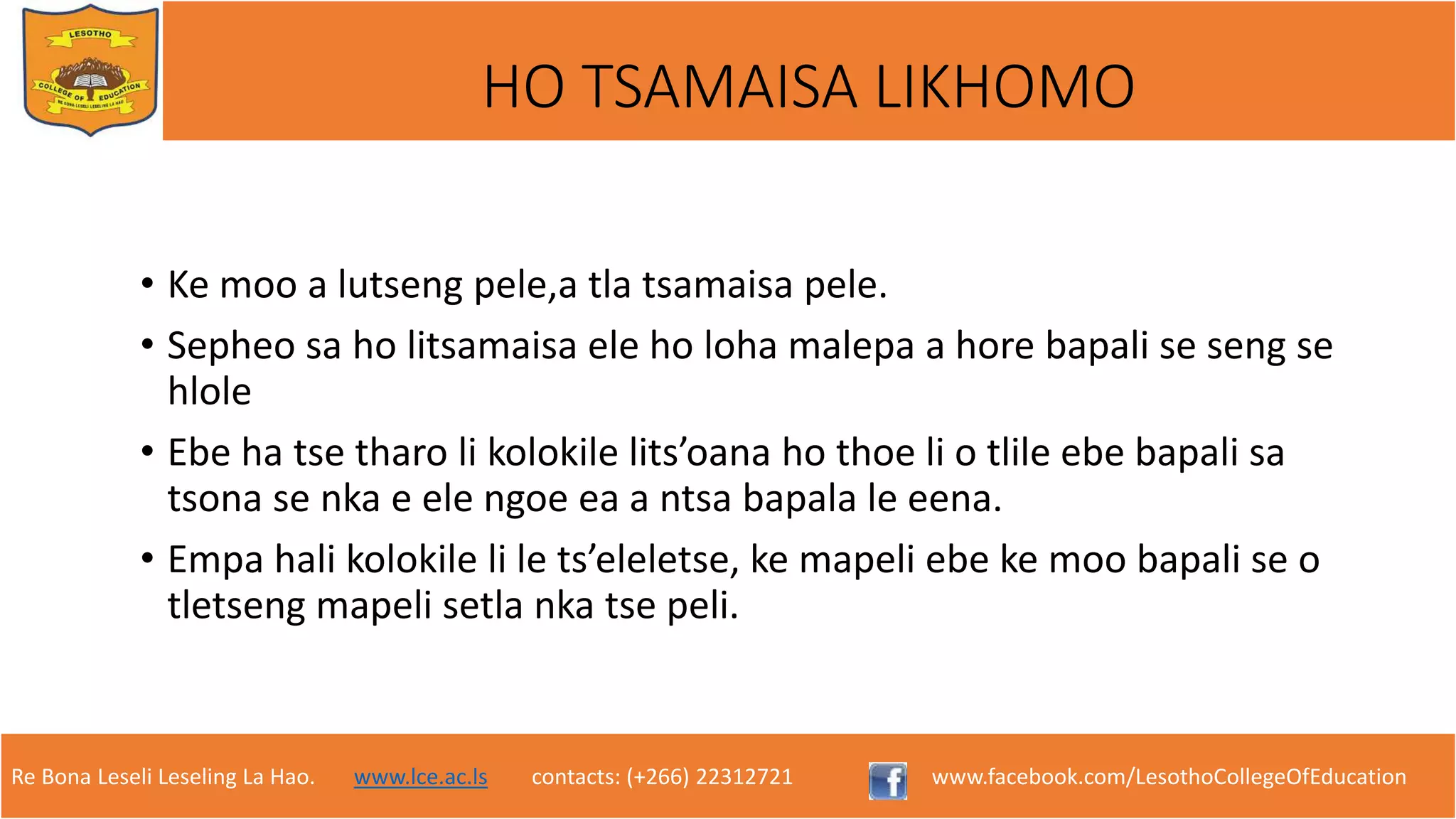 Papali tsa basotho [morabaraba]3 | PPTX
