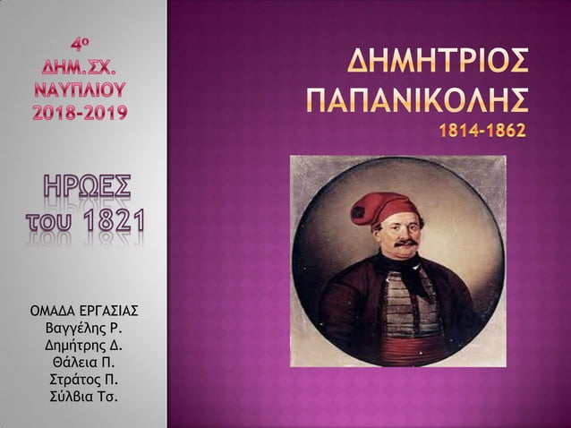 ΔΗΜΗΤΡΙΟΣ ΠΑΠΑΝΙΚΟΛΗΣ | PPT