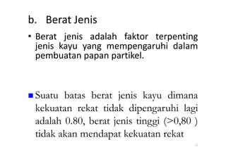 PAPAN PARTIKEL DAN PAPAN KOMPOSIT | PDF