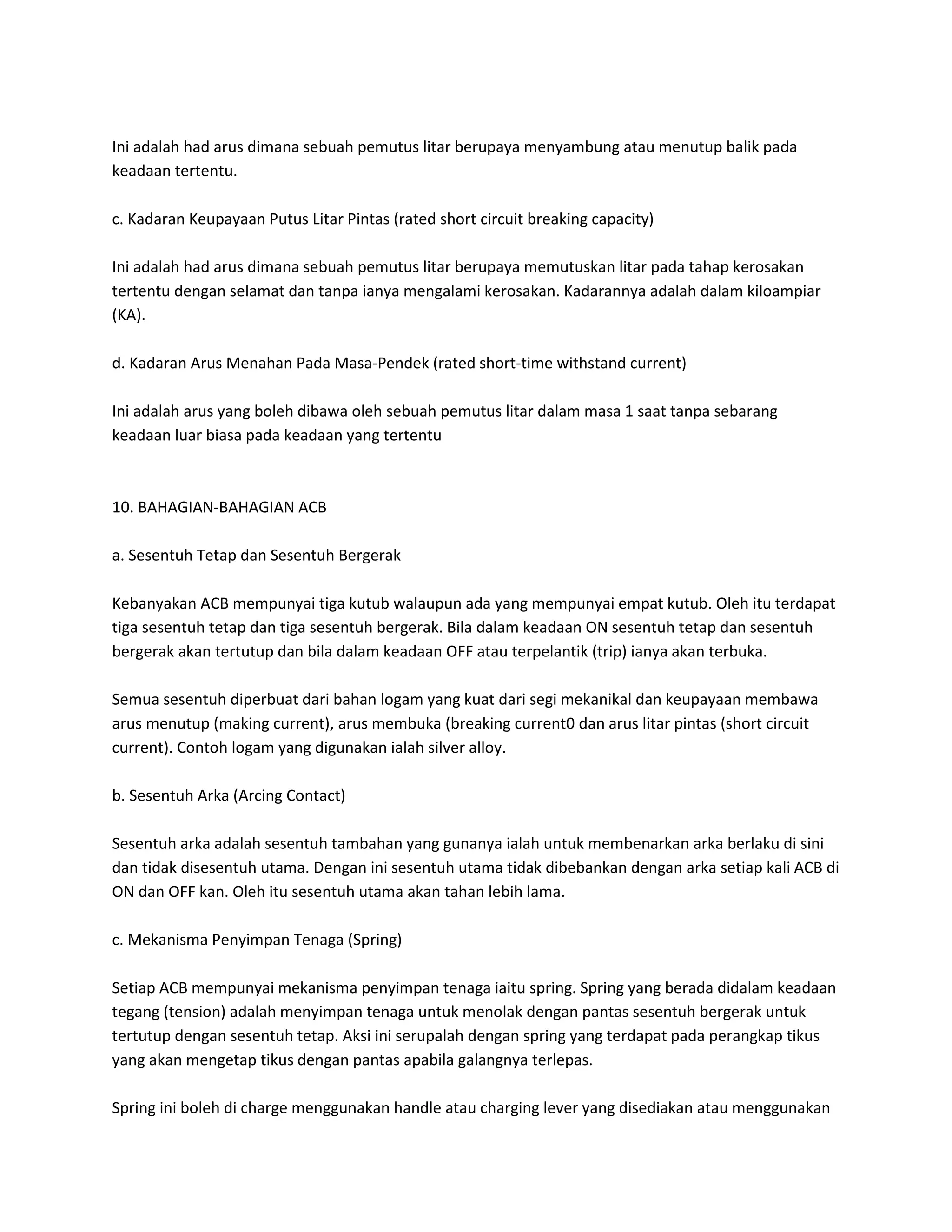 Papan suis utama ( msb ) | DOCX