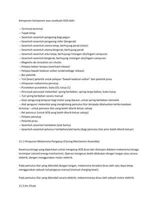 Papan suis utama ( msb ) | DOCX