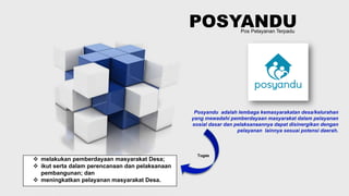 PERAN KEMENDAGRI DALAM PENGUATAN KELEMBAGAAN POSYANDu | PDF