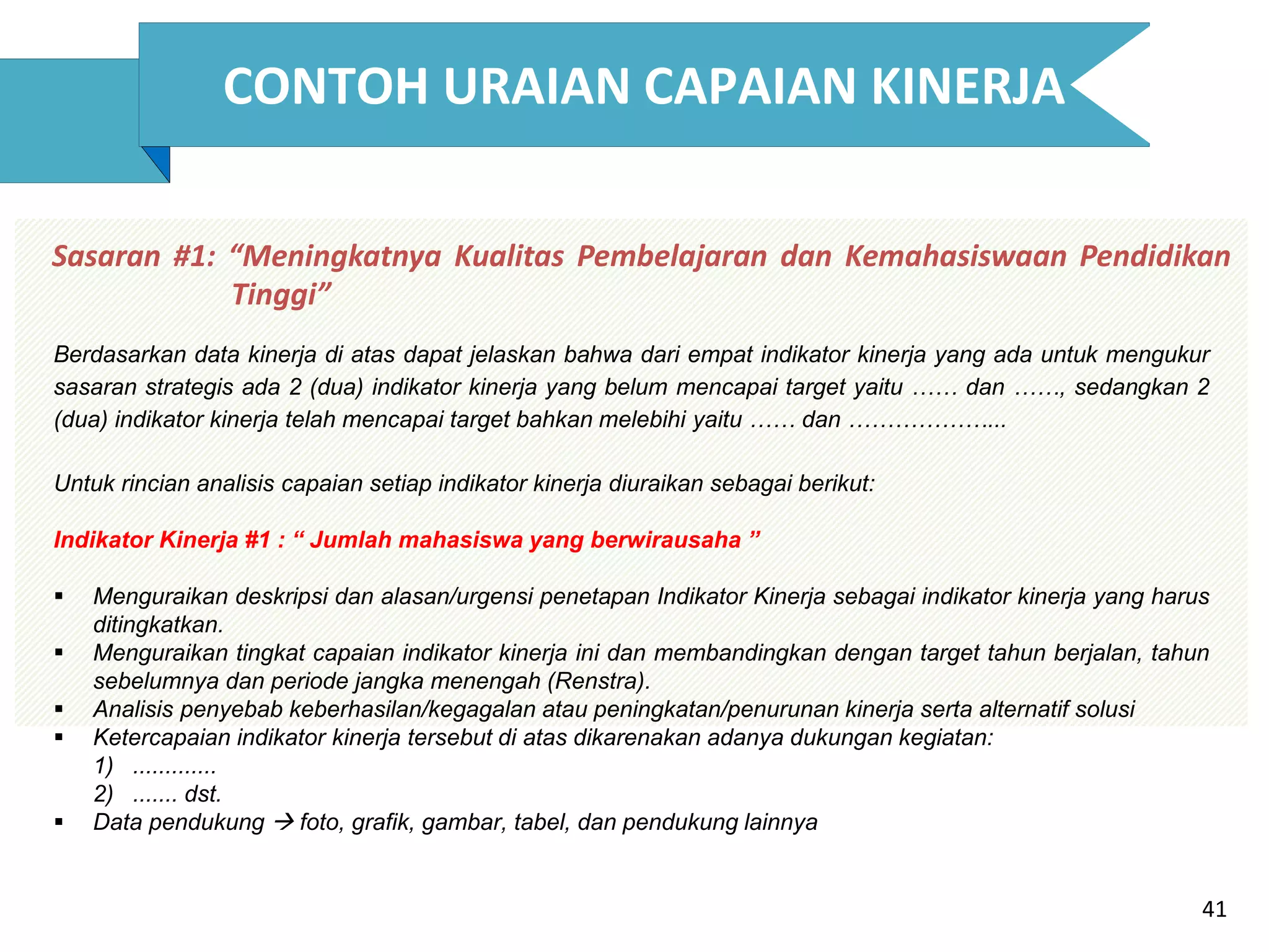 Paparan implementasi-sakip-kemenristekdikti-sosialisasi-untidar | PDF