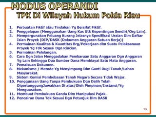 Paparan Polda Tentang Illegal Logging | PPT