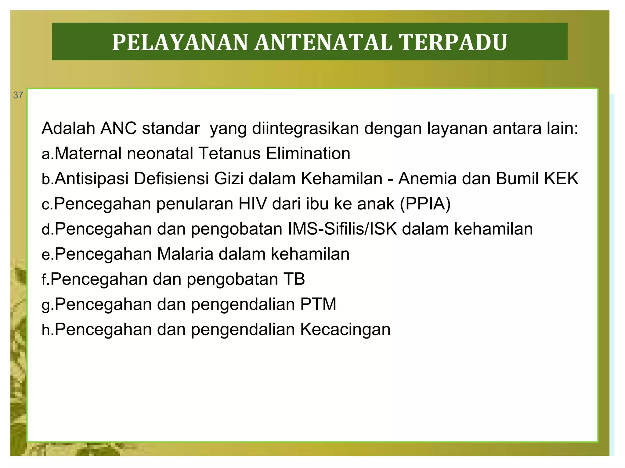 Paparan anc terpadu final edit | PPT