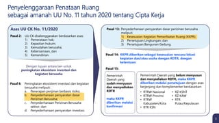 Paparan bimbingan teknis penguatan layanan kkpr di daerah 181121 | PDF