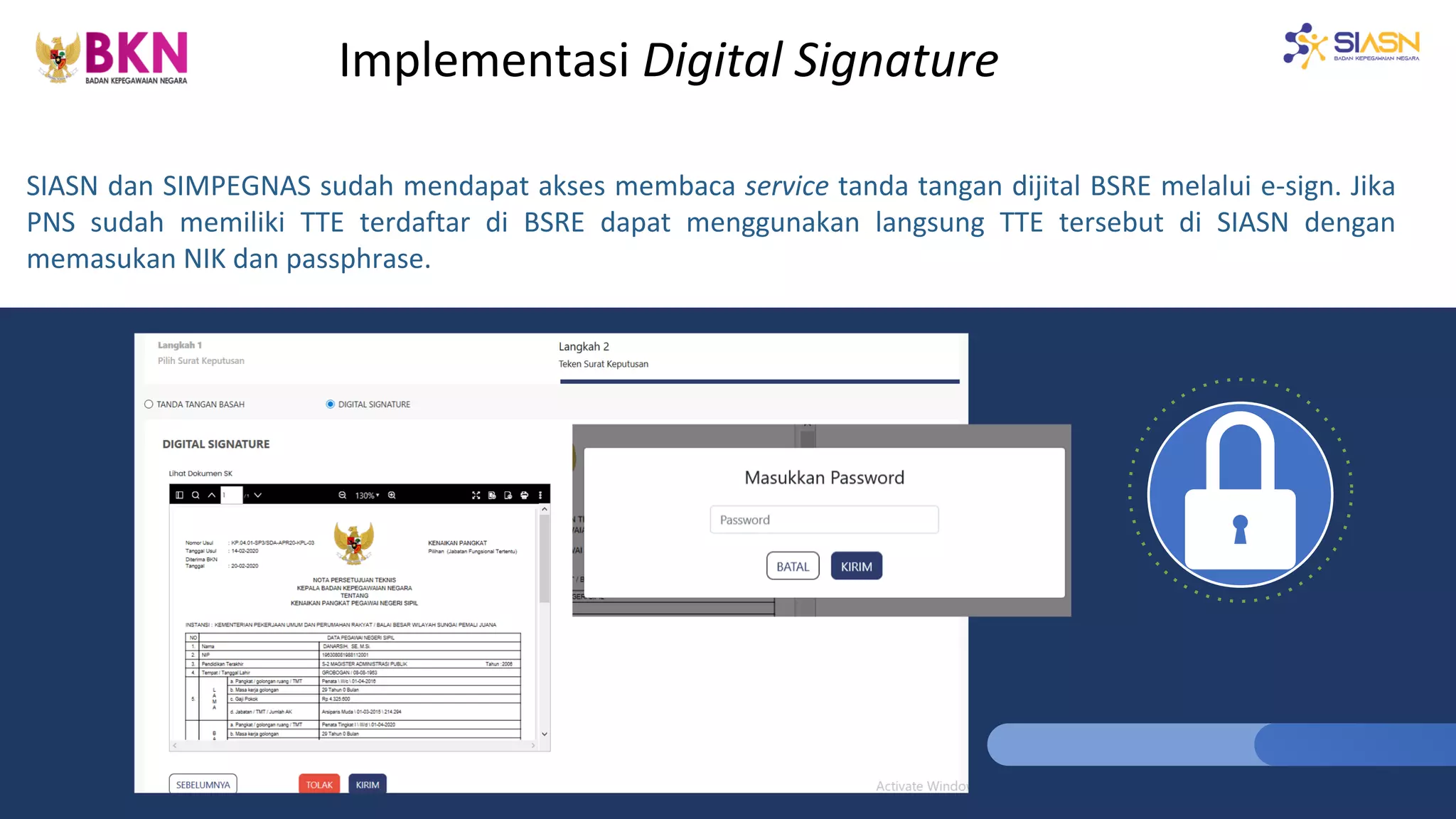 Paparan bkn integrasi sistem menuju satu data asn | PDF