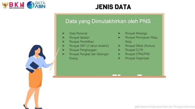 (Paparan bkn) teknis pemutakhiran data mandiri | PPTX