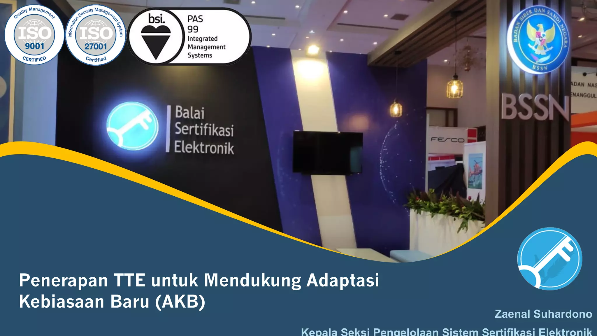 Paparan bsre penerapan tte untuk mendukung akb | PDF