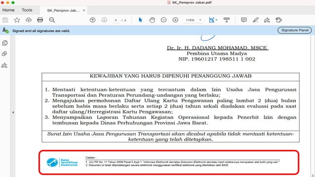Paparan bsre penerapan tte untuk mendukung akb | PDF
