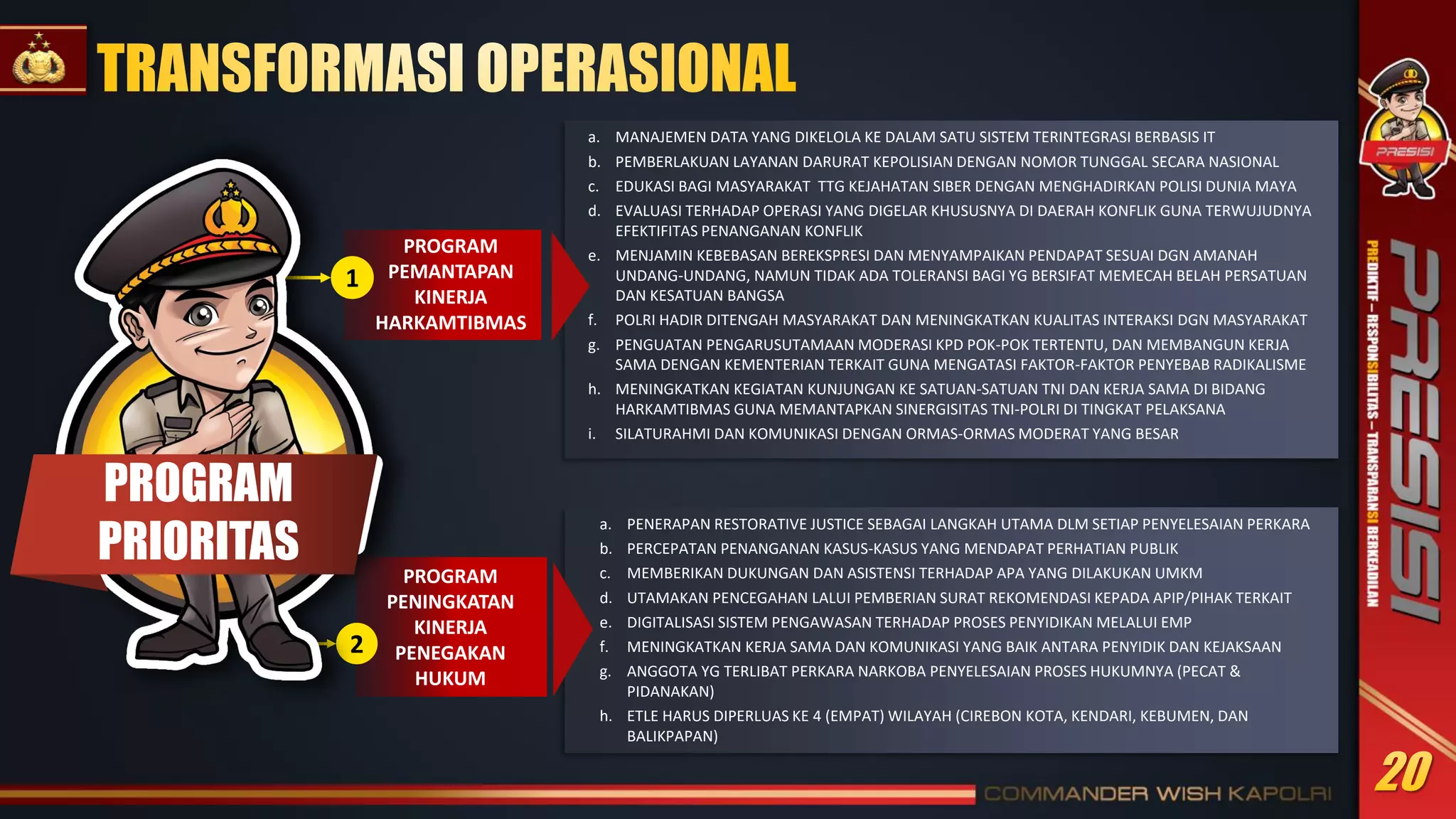 Commander Wish Kapolri Listyo Sigit | PDF