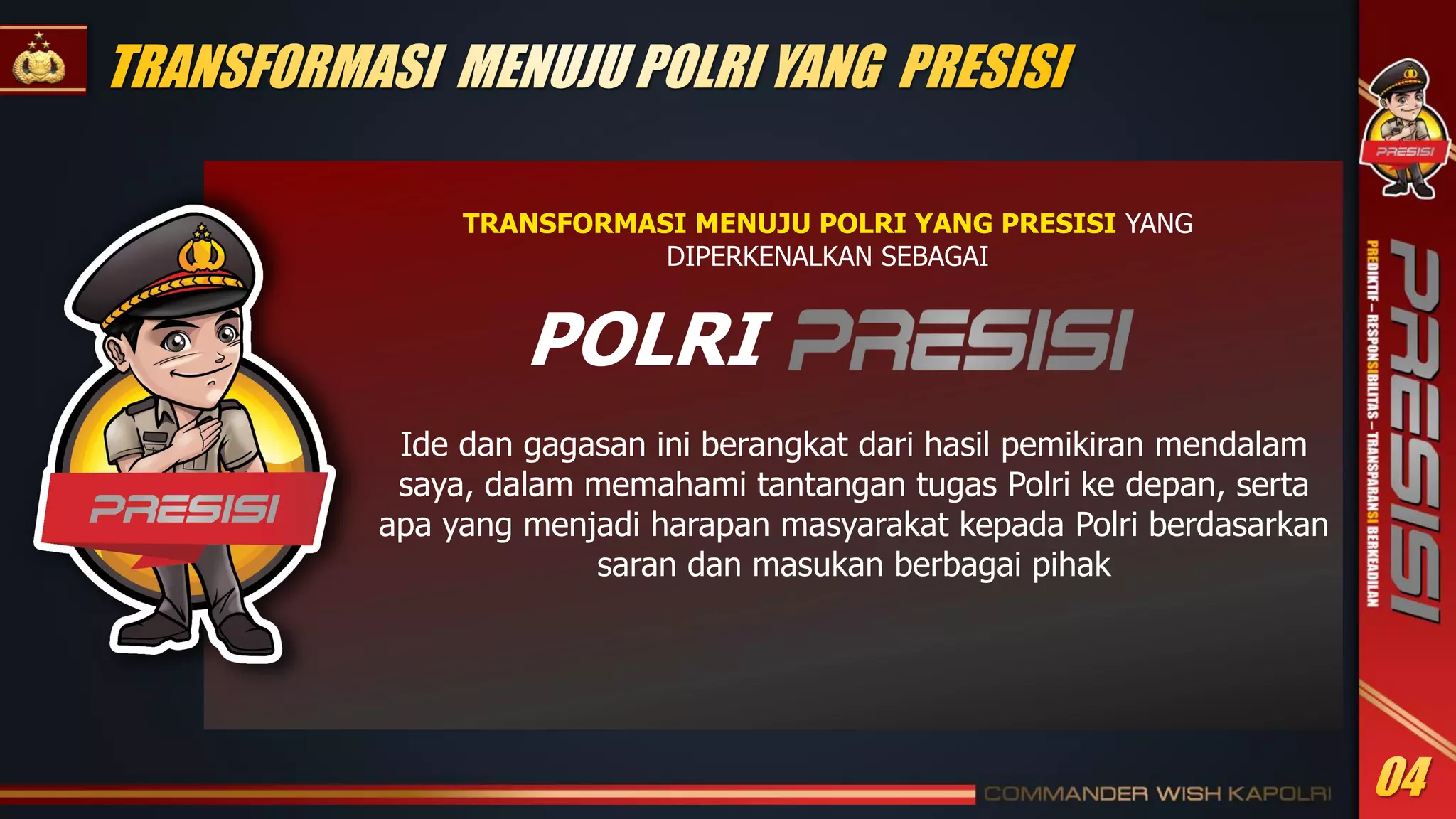 Commander Wish Kapolri Listyo Sigit | PDF