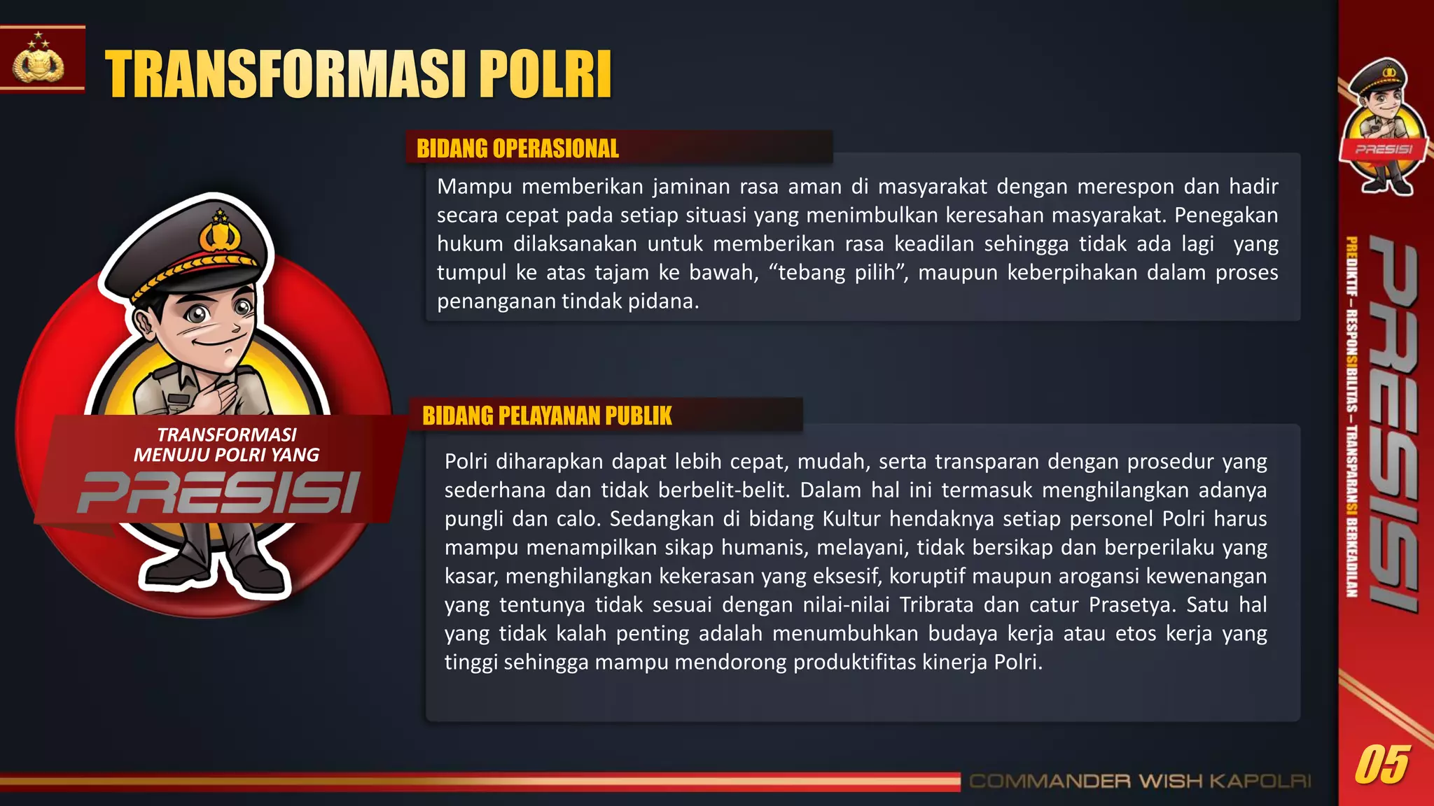Commander Wish Kapolri Listyo Sigit | PDF