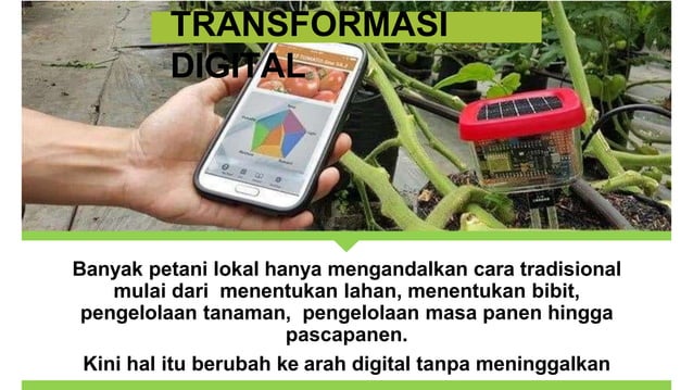 Paparan digitalisasi pertanian | PPTX
