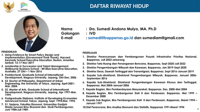 Transformasi Menuju Indonesia Emas 2045: Tata Kelola Infrastruktur Berketahanan dan ...
