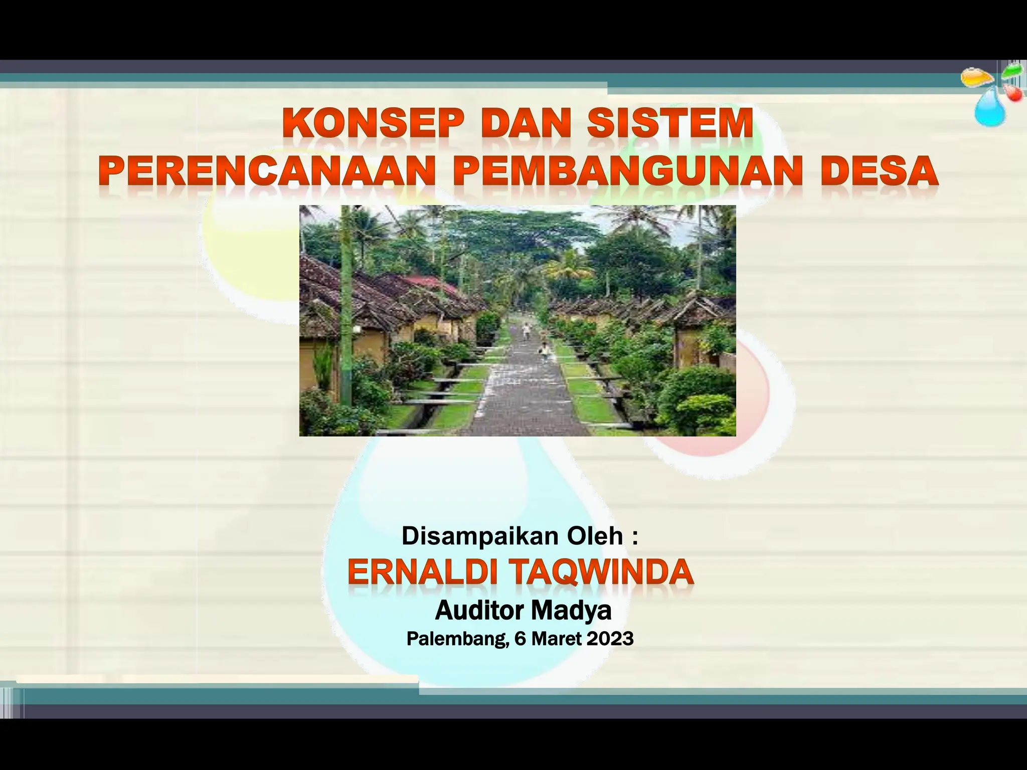 Paparan Ernaldi_konsep perencanaan pembangunan desa.ppt