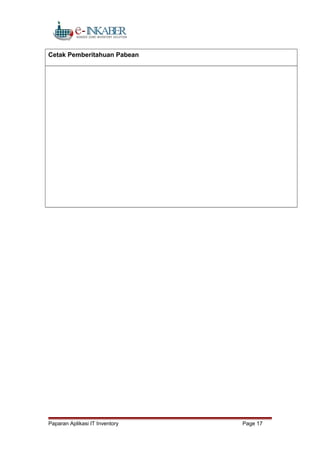 Paparan it inventory e inkaber dps | DOC