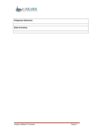 Paparan it inventory e inkaber dps | DOC