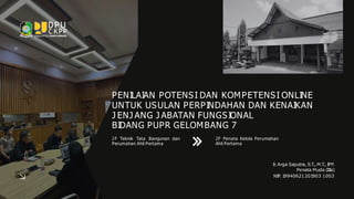 Paparan JFT Pratama untuk memenuhi syarat pelaksanaan assesment | PPT