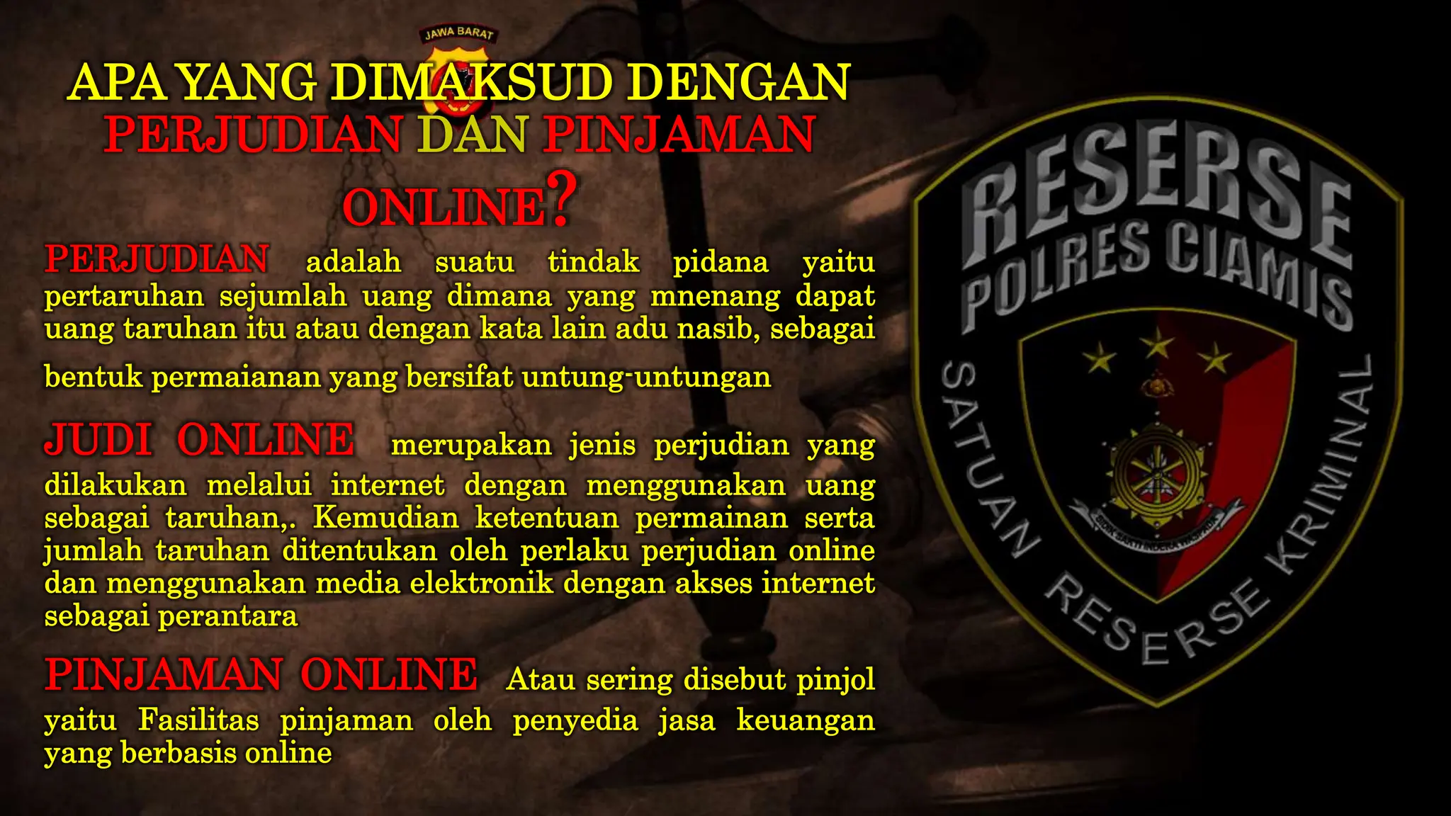 PAPARAN KANIT RESKRIM (JUDI ONLINE).pptx