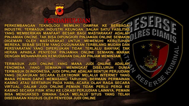 PAPARAN KANIT RESKRIM (JUDI ONLINE).pptx