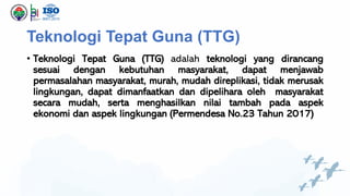 inovasi dan pengembanganteknologi tepat guna | PDF