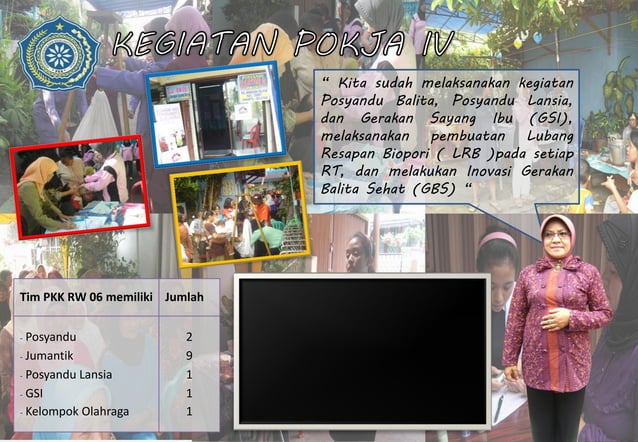 Paparan ketua tim pkk teladan tahun 2012 | PDF