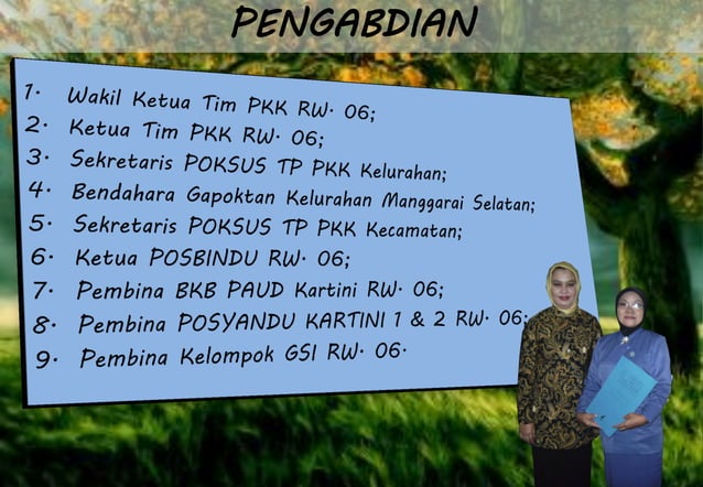 Paparan ketua tim pkk teladan tahun 2012 | PDF