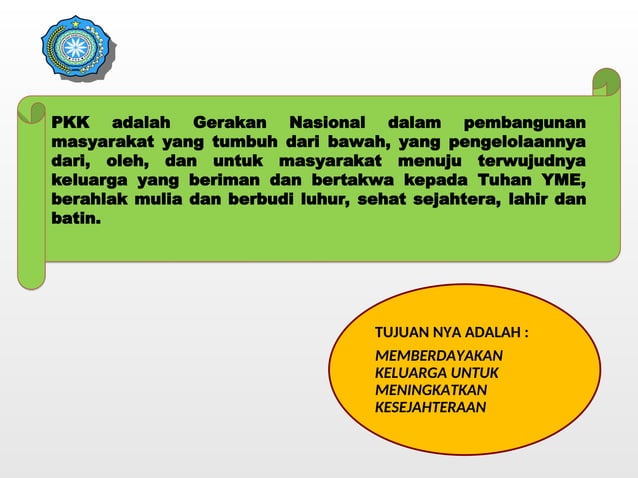 Paparan Lomba Kecamatan Serang Baru dalam Kegiatan Lomba PKK.ppt