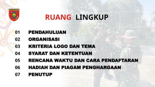 PAPARAN LOMBA LOGO DAN TEMA HUT KODAM 2025.pptx