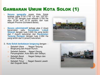 Memorandum Program Sektor Sanitasi Kota Solok | PPTX