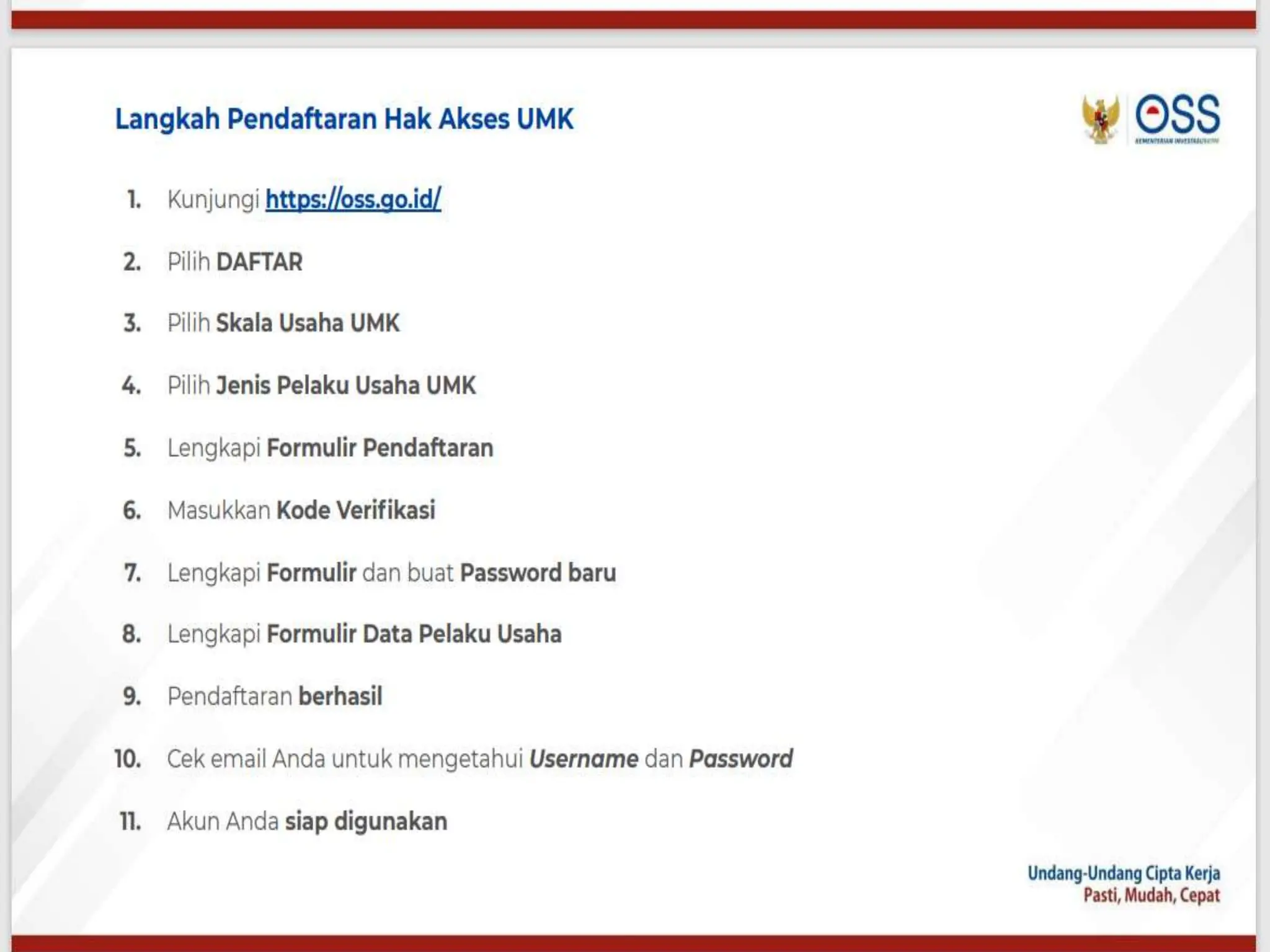 PAPARAN PANDUAN OSS RBA (Online Single Submission) | PPT