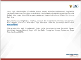 PAPARAN PANDUAN OSS RBA (Online Single Submission) | PPT