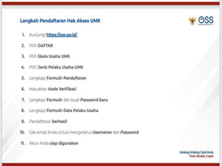 PAPARAN PANDUAN OSS RBA (Online Single Submission) | PPT