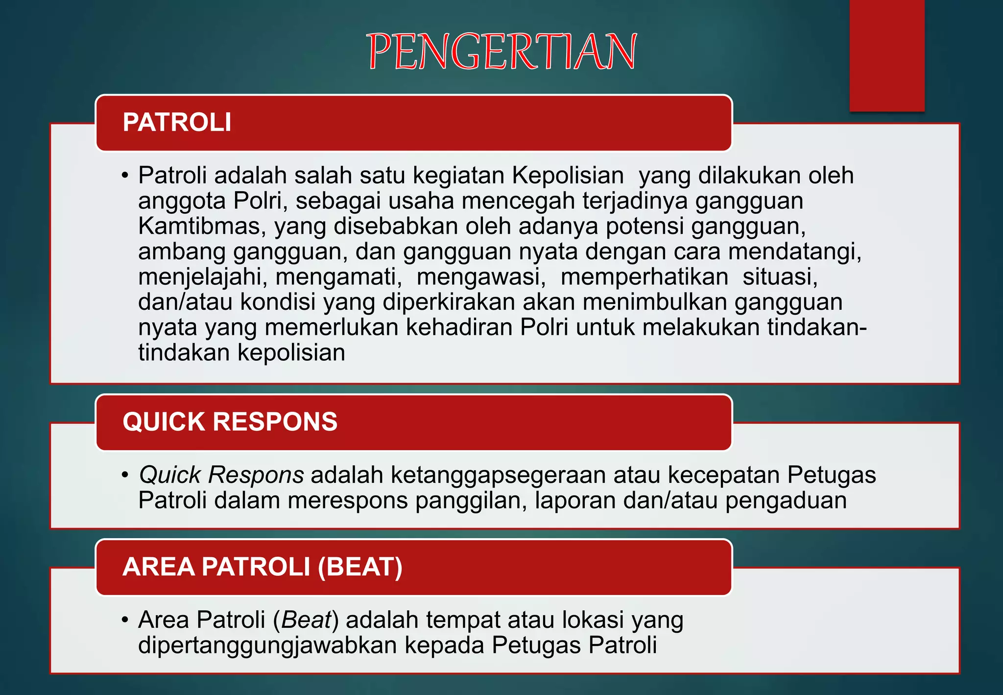 Paparan patroli | PPTX
