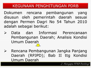 Proyeksi PDRB Kota Singkawang Tahun 2013-2017 | PDF