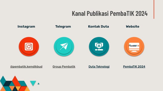 Paparan PEMBATIK (Pembelajaran Berbasis TIK) 2024 | PDF