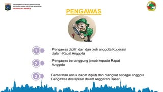 PAPARAN PENYULUHAN KOPERASI (DINAS TENAGA KERJA, TRASMIGRASI DAN ENERGI ...