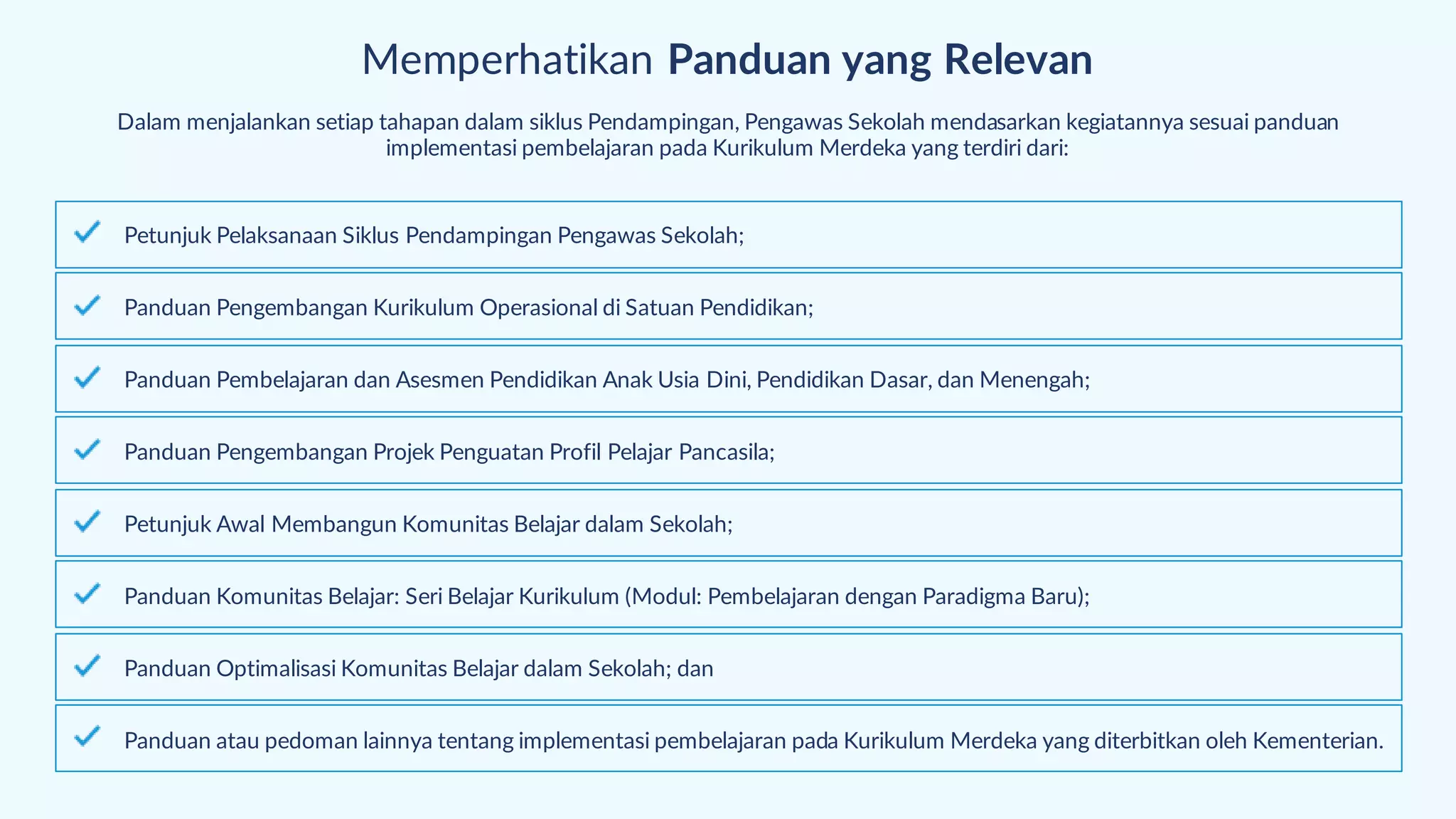 Paparan_Perdirjen Peran Pengawas Sekolah dalam Merdeka Belajar_Agust ...