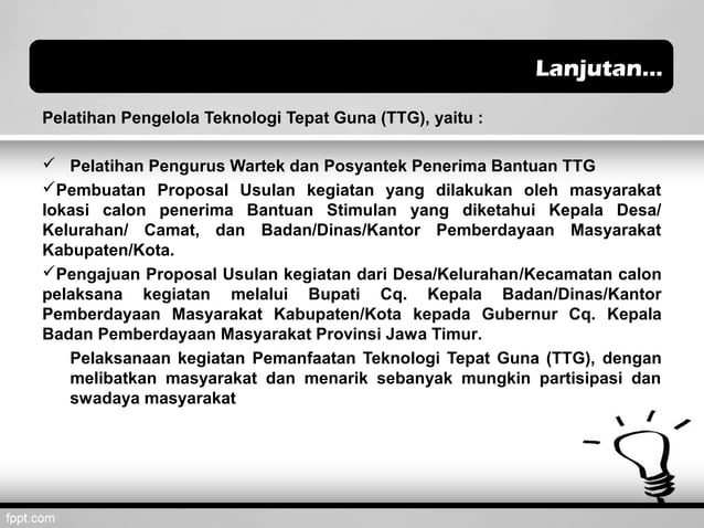Paparan posyantek 2 revisi | PPT