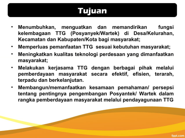Paparan posyantek 2 revisi | PPT