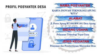 PAPARAN POSYANTEK KITA DESA APUNG TAHUN 2023 | PPT