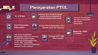 PAPARAN PTSL (Pendaftaran Tanah Sistematis Lengkap).ppt