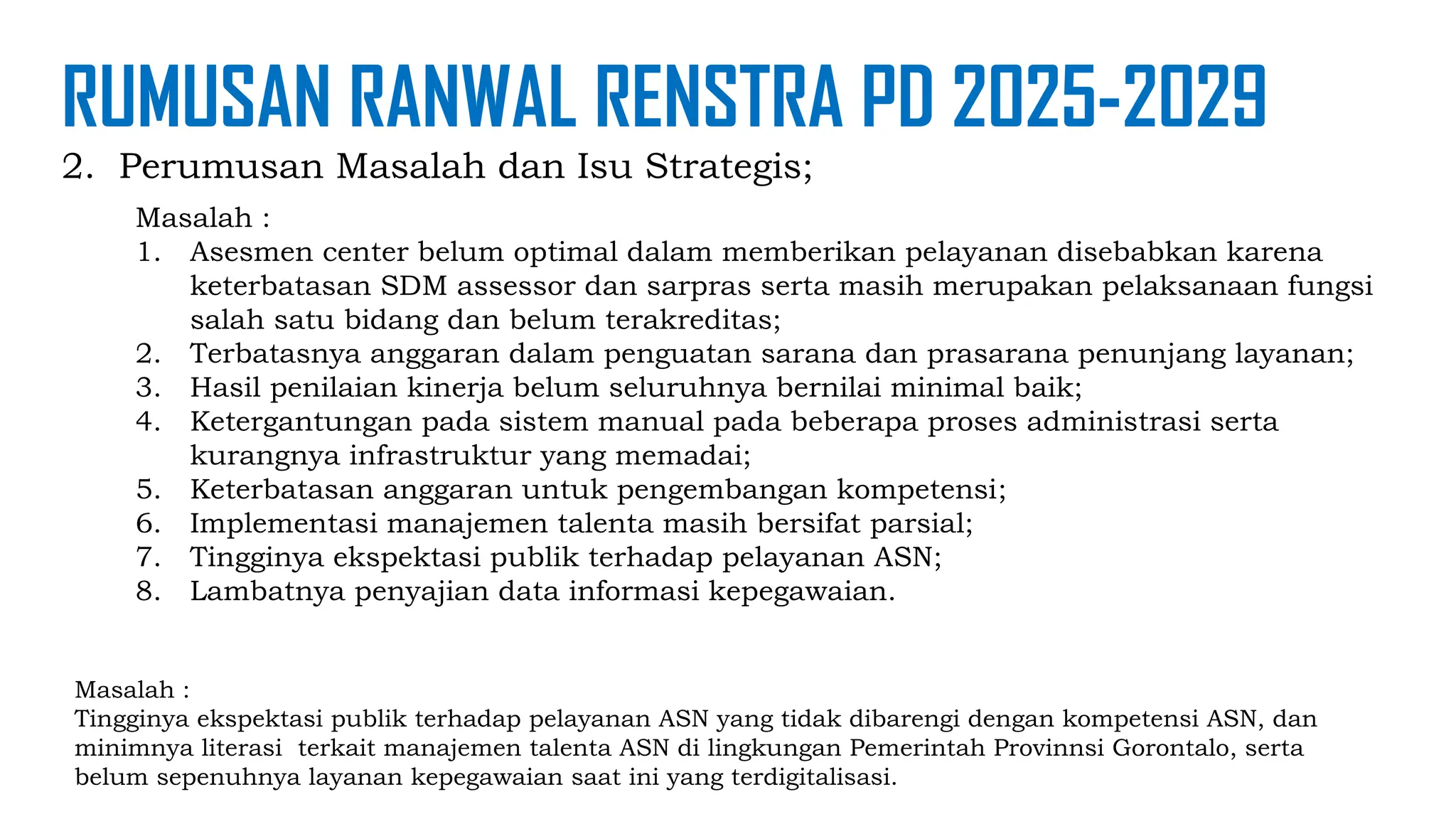 PAPARAN RANWAL RENSTRA BKD 2025-2029 - 15 MEI 2025 | PPTX